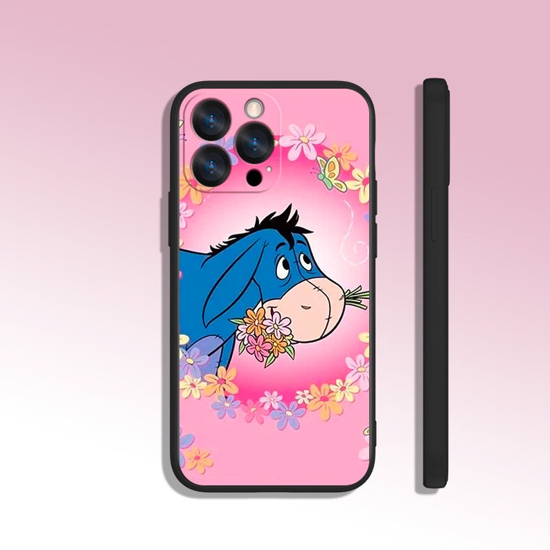 Winnie the Pooh Eeyore Art Phone Case for iPhone 8 11 12 13 14 15 XS XR ...