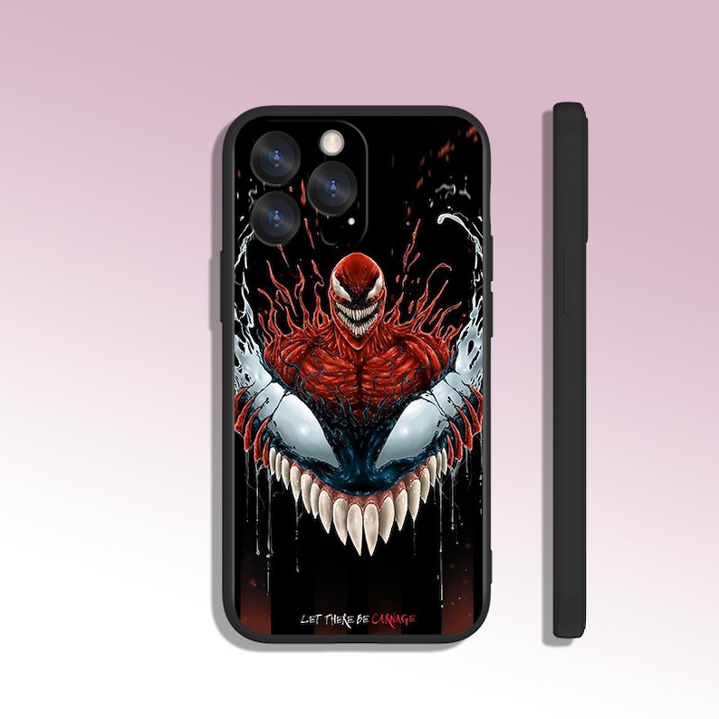 Superhero Venom Colorful Art Phone Case for iPhone 11 12 13 14 15 XS XR ...