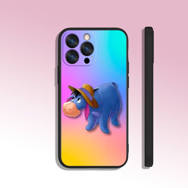 Winnie the Pooh Eeyore Art Phone Case for iPhone 8 11 12 13 14 15 XS XR ...