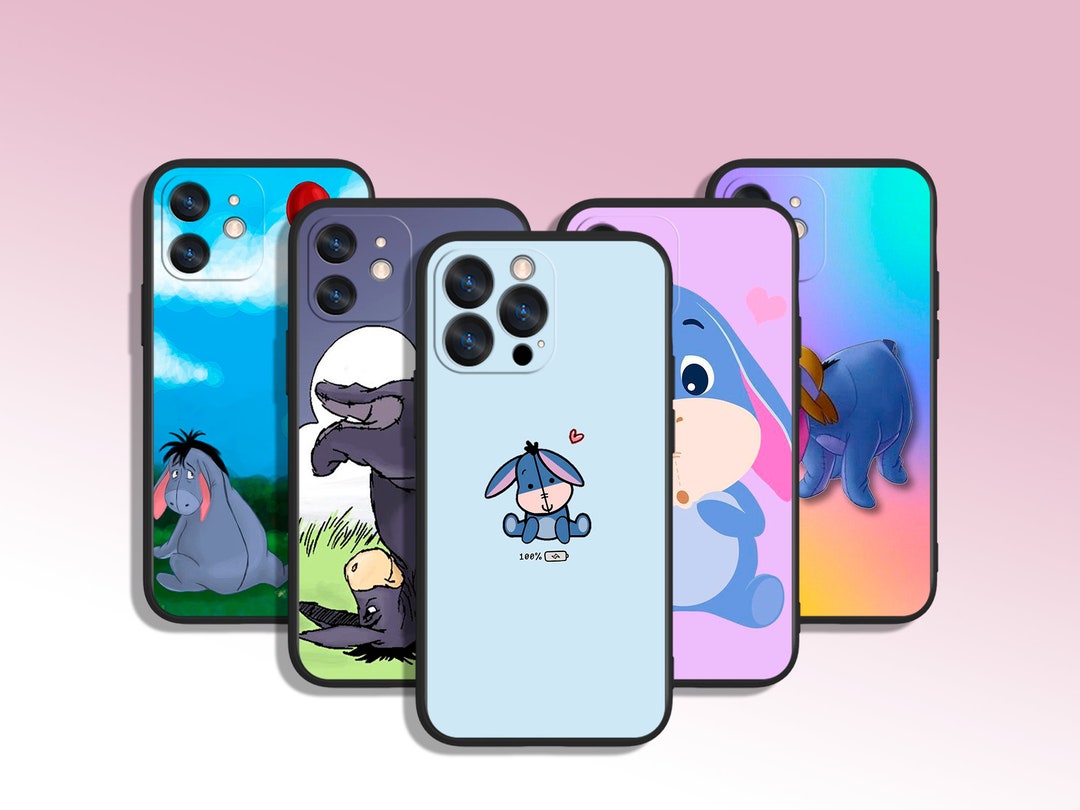 Winnie the Pooh Eeyore Art Phone Case for iPhone 8 11 12 13 14 15 XS XR ...