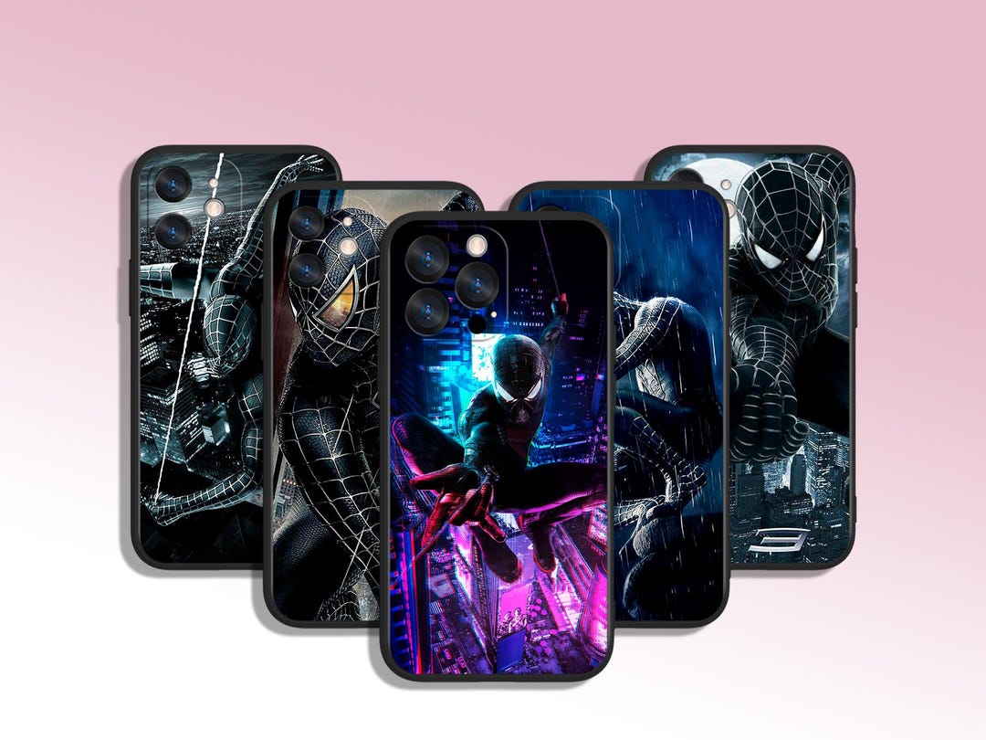 Superhero Spider Man Colorful Art Phone Case for iPhone 11 12 13 14 15 ...