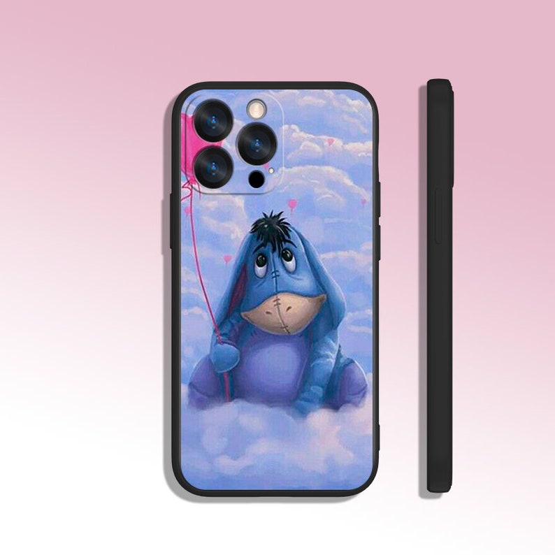 Winnie the Pooh Eeyore Art Phone Case for iPhone 8 11 12 13 14 15 XS XR ...