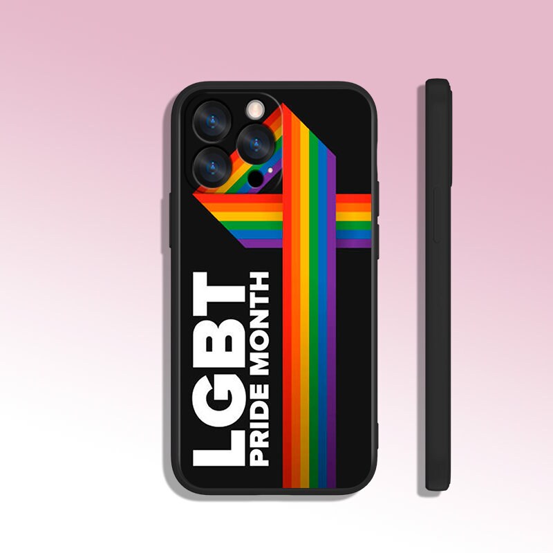 Love Rainbow Symbol Pride Art Phone Case for iPhone 8 11 12 13 14 15 XS ...