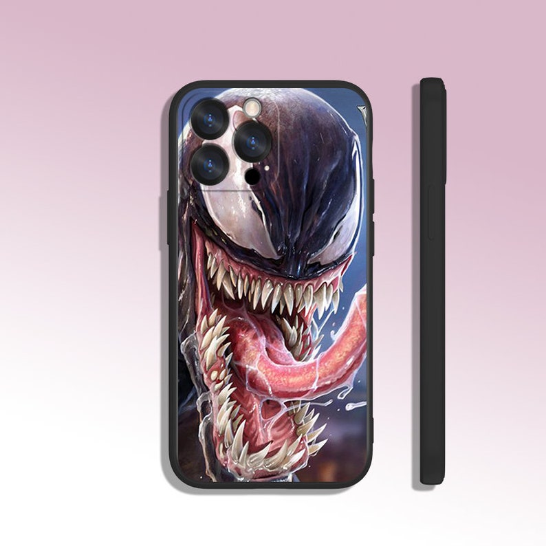 Superhero Venom Colorful Art Phone Case for iPhone 11 12 13 14 15 XS XR ...
