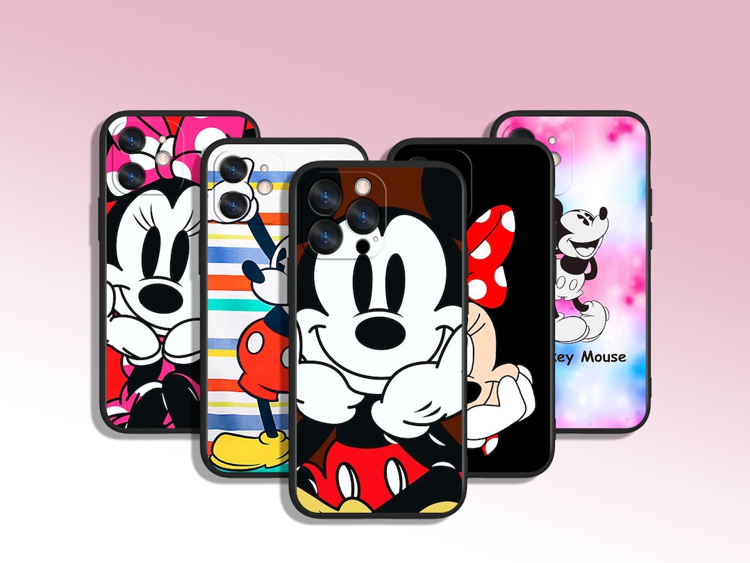 Disney Mickey Minnie Mouse Art Phone Case for iPhone 8 11 12 13 14 15 ...