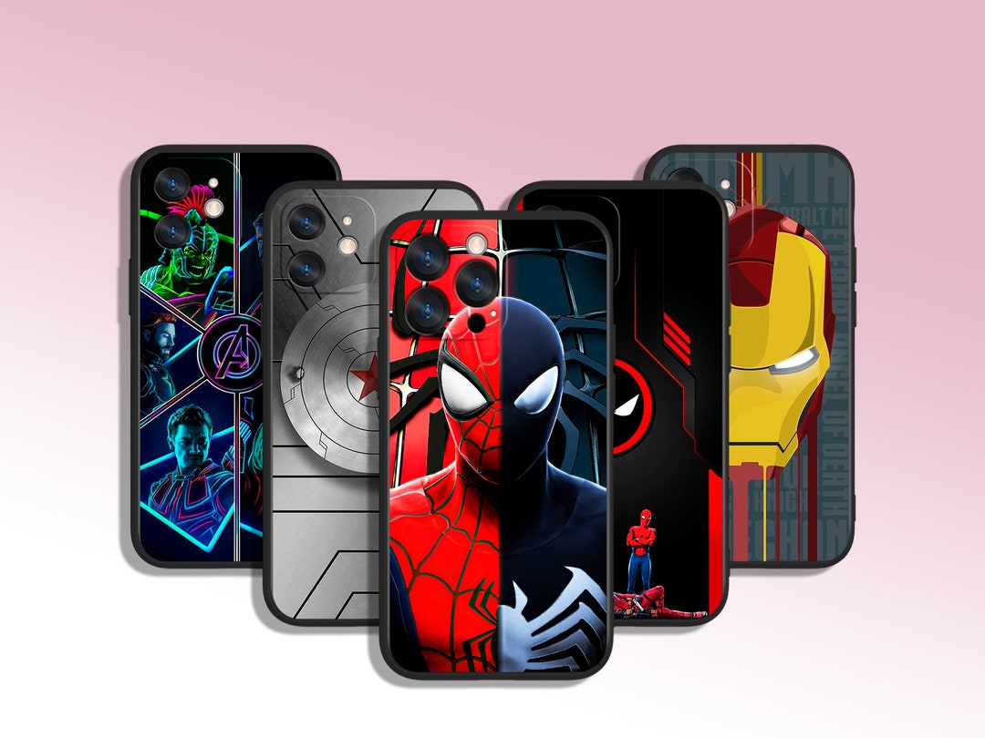 Superhero Avengers Colorful Art Phone Case for iPhone 11 12 13 14 15 XS ...
