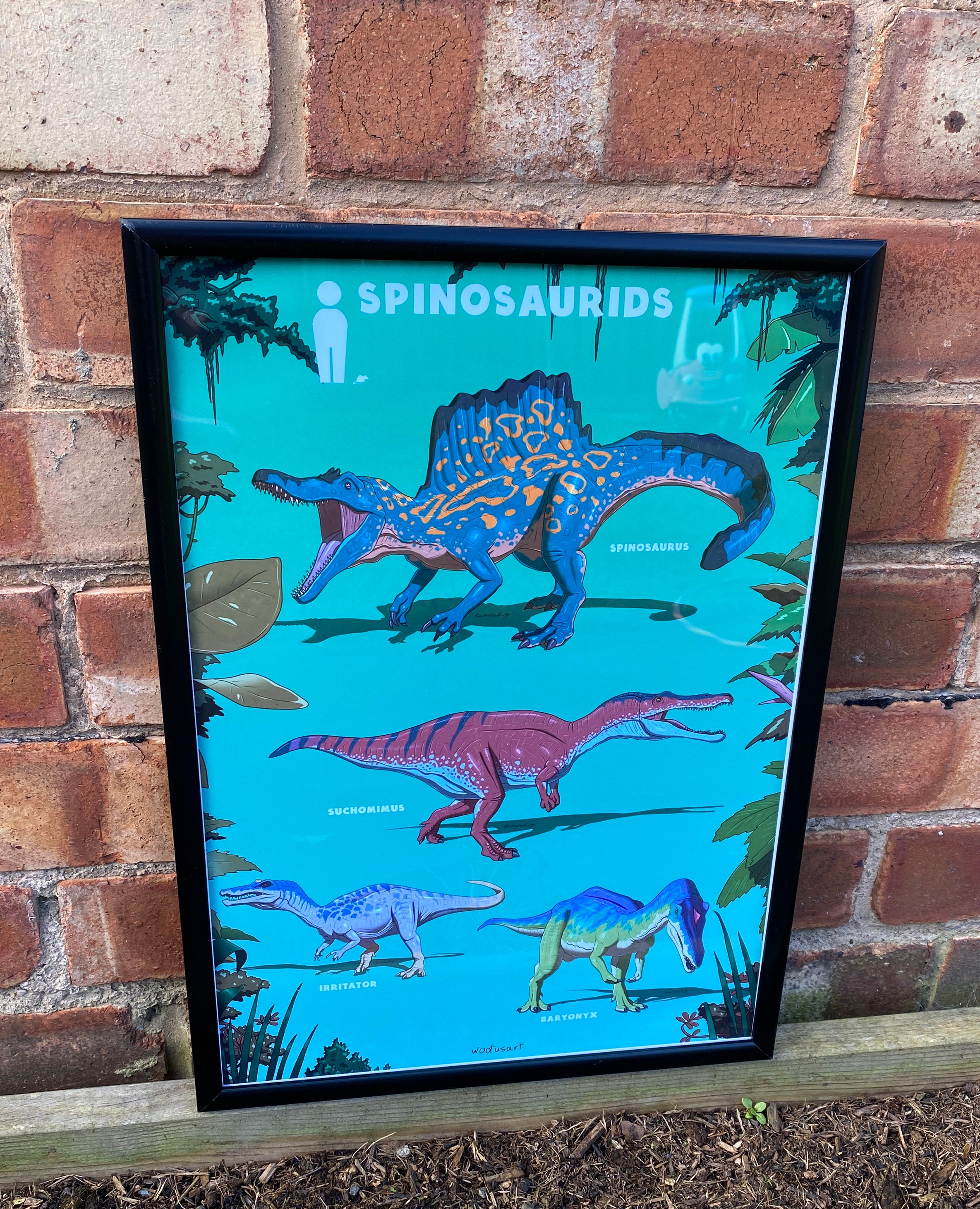 Spinosaurids Dinosaur Group Poster - Etsy