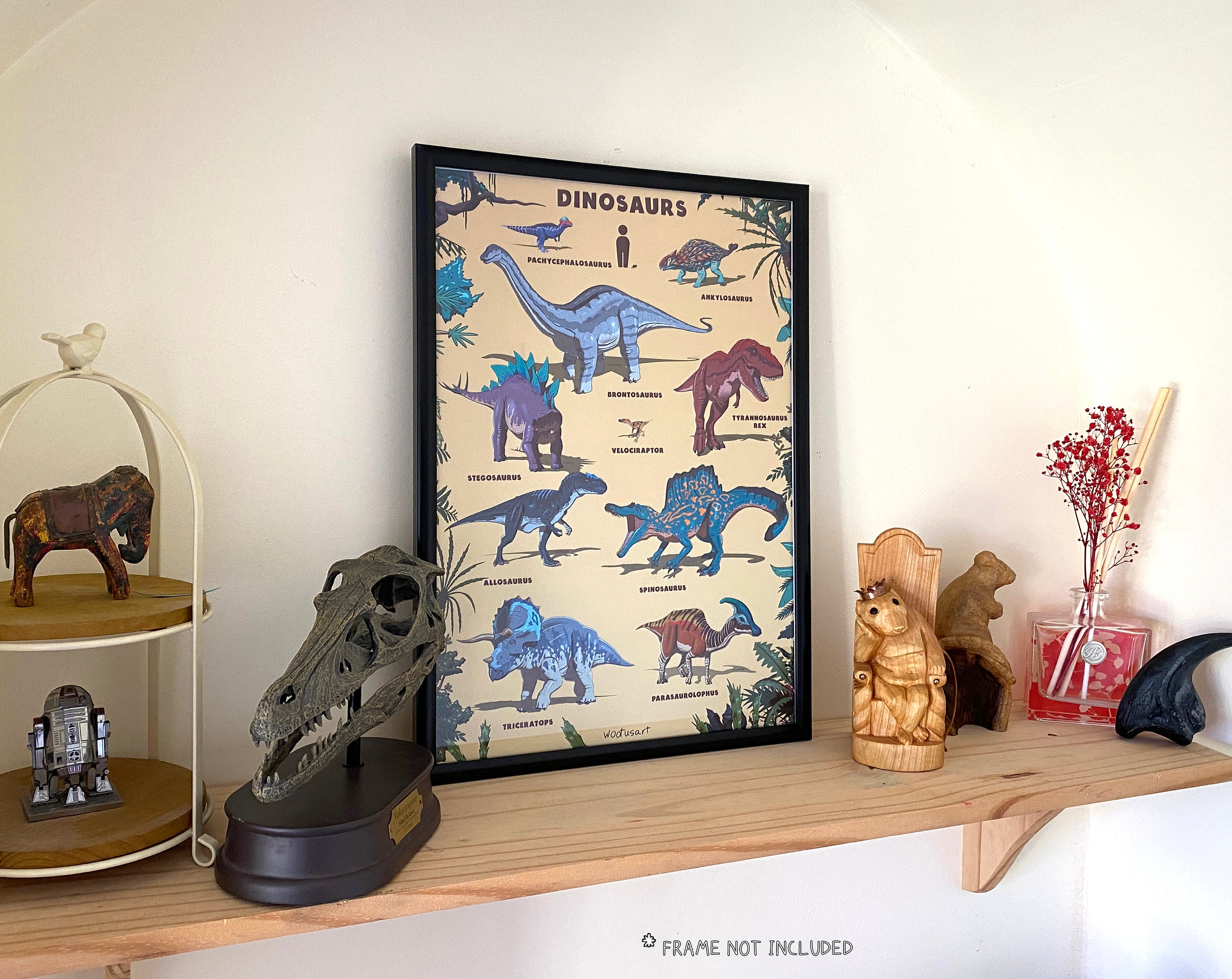 Dinosaurs Poster - Etsy