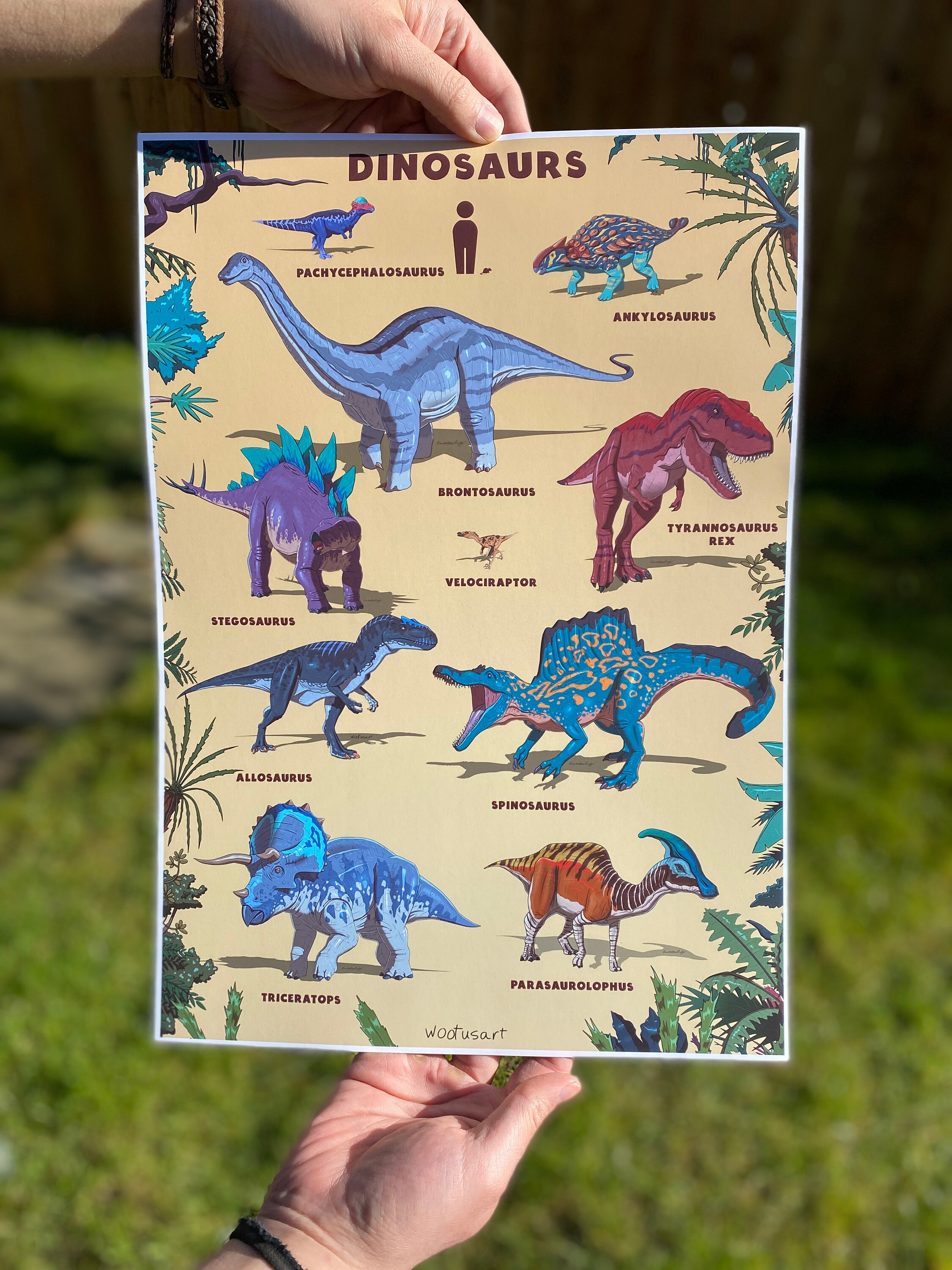 Dinosaurs Poster - Etsy Canada