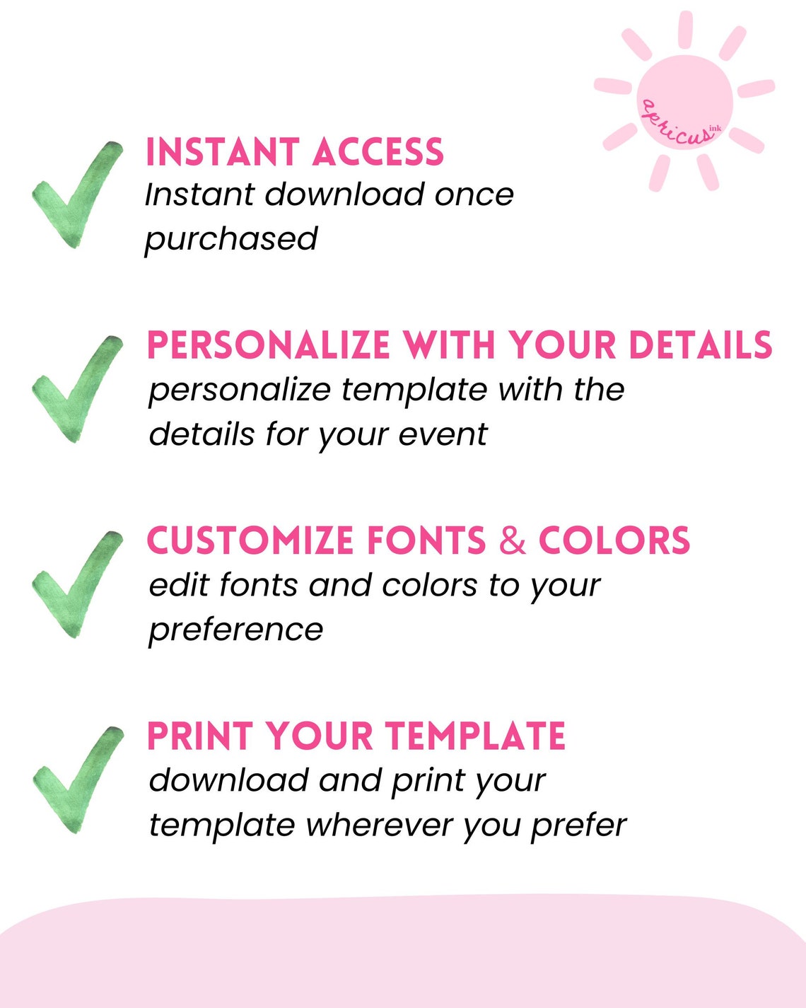 DIY Cocktail Bar Sign Make Your Own Cocktail Bar Sign Template Drink ...