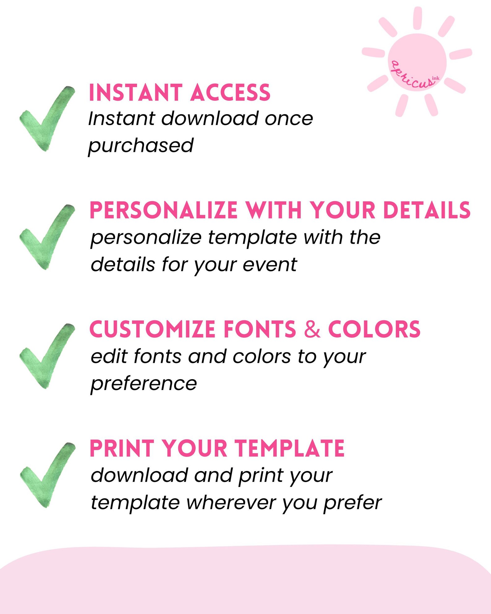 DIY Cocktail Bar Sign Make Your Own Cocktail Bar Sign Template Drink ...