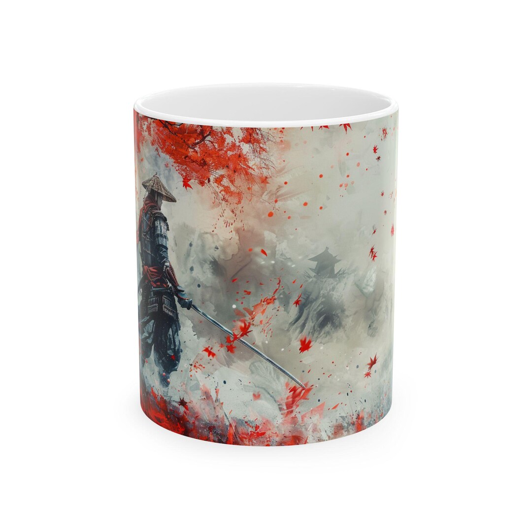 Legendary Samurai Coffee Mug, Fantasy Samurai Coffee Mug, Cool Mug ...