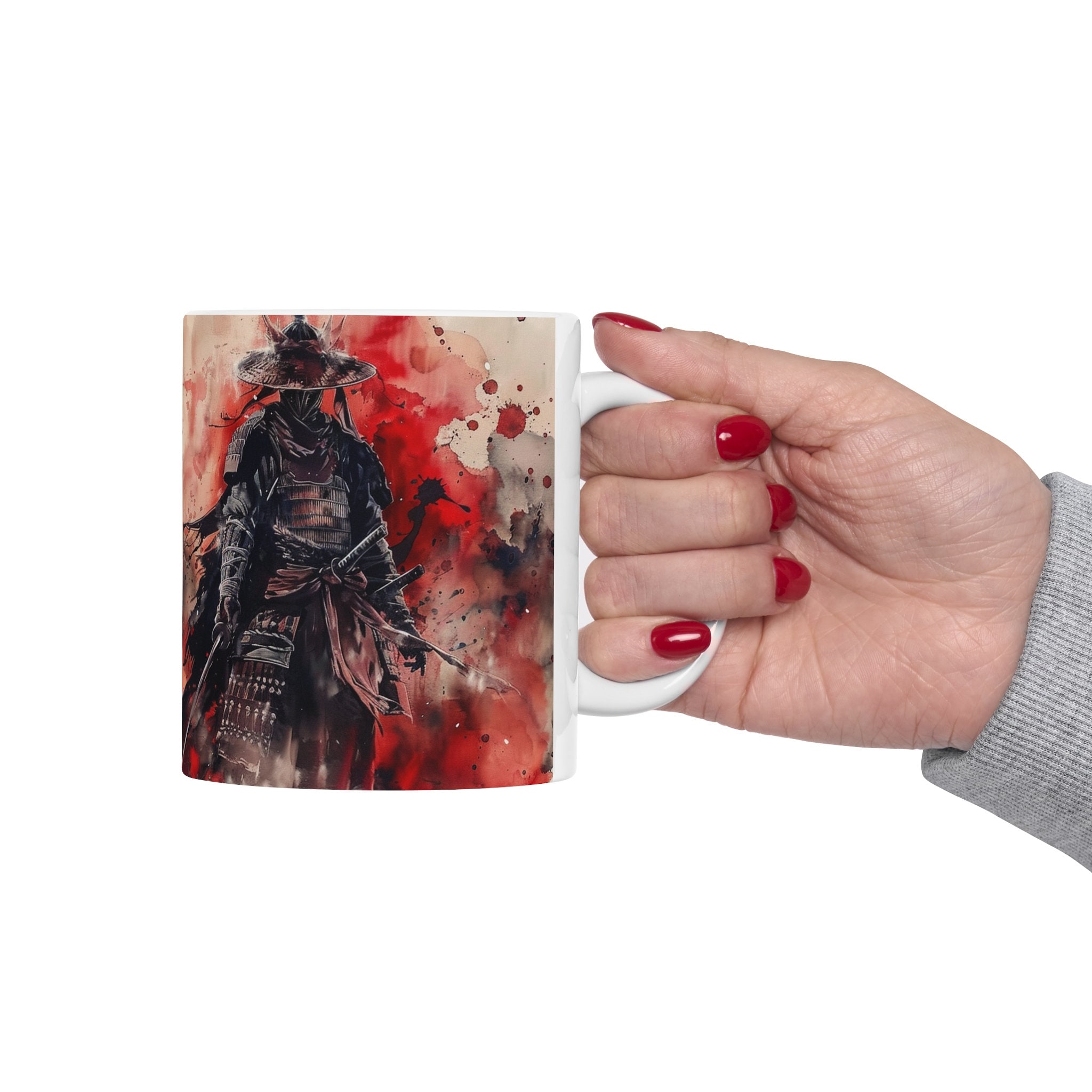Legendary Samurai Mug, Samurai Coffee Mug, Fantasy Samurai Coffee Mug ...