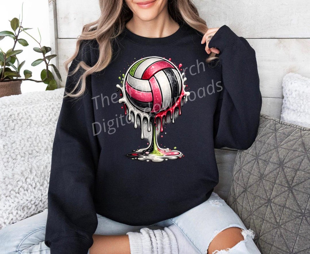 Volleyball Splatter Design (PNG Digital Download) - Etsy
