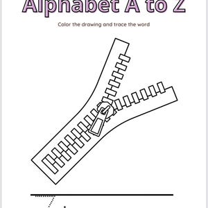 Alphabet A to Z. Digital Copies 26 Pages. - Etsy