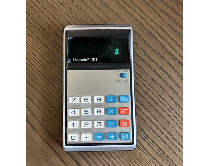 1975 Vintage Unisonic 1111 Calculator Tested and Works! - Etsy