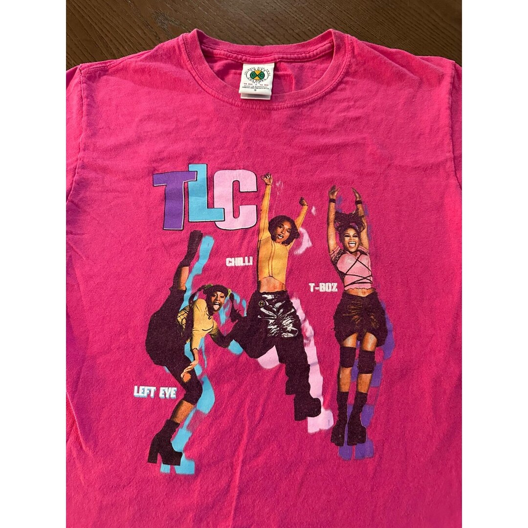 TLC Vintage Tee Cross Colours Hip Hop Music T-shirt Women's Size Small ...