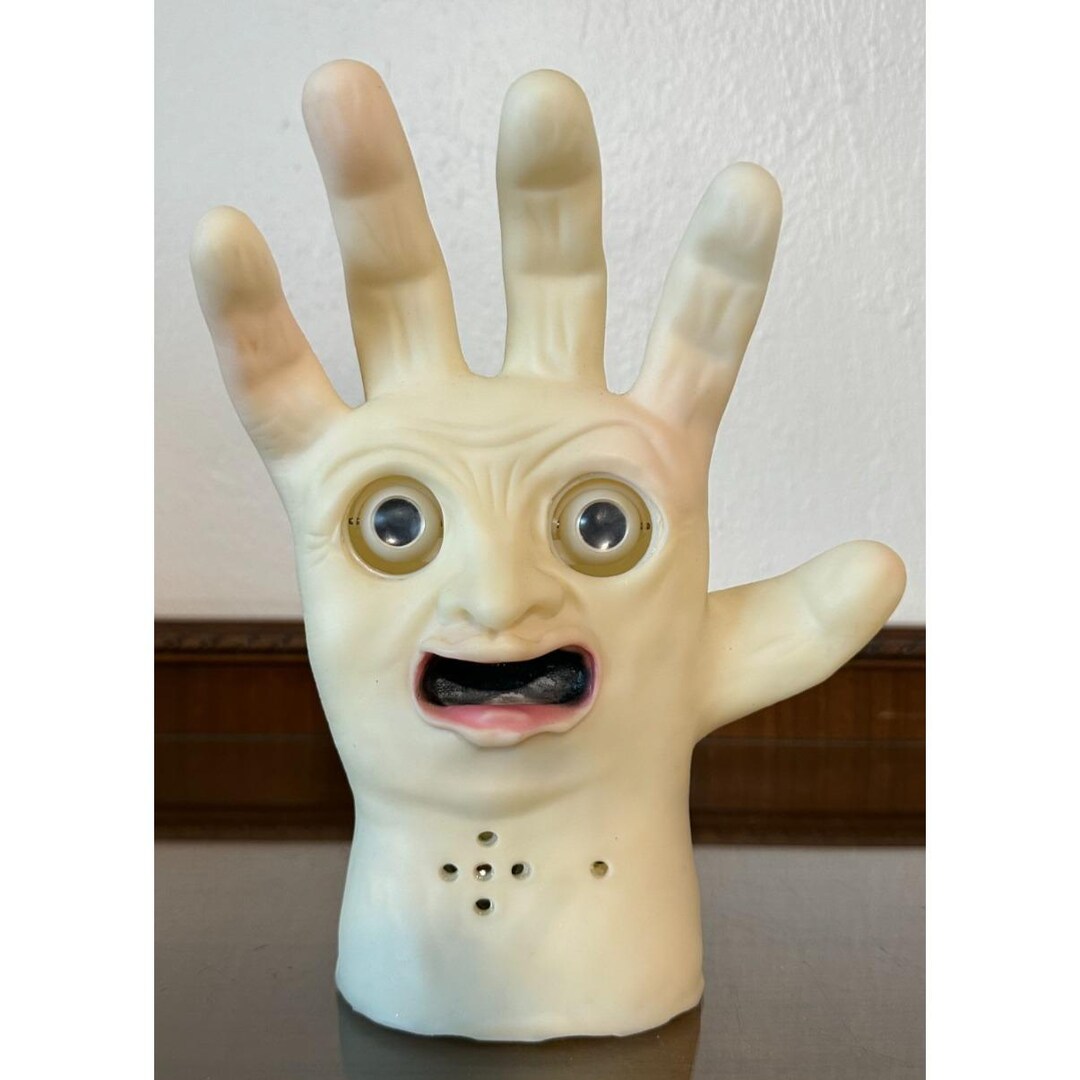 Addams Family Knock-off Singing THING Hand Sound Activated Moving Mouth ...