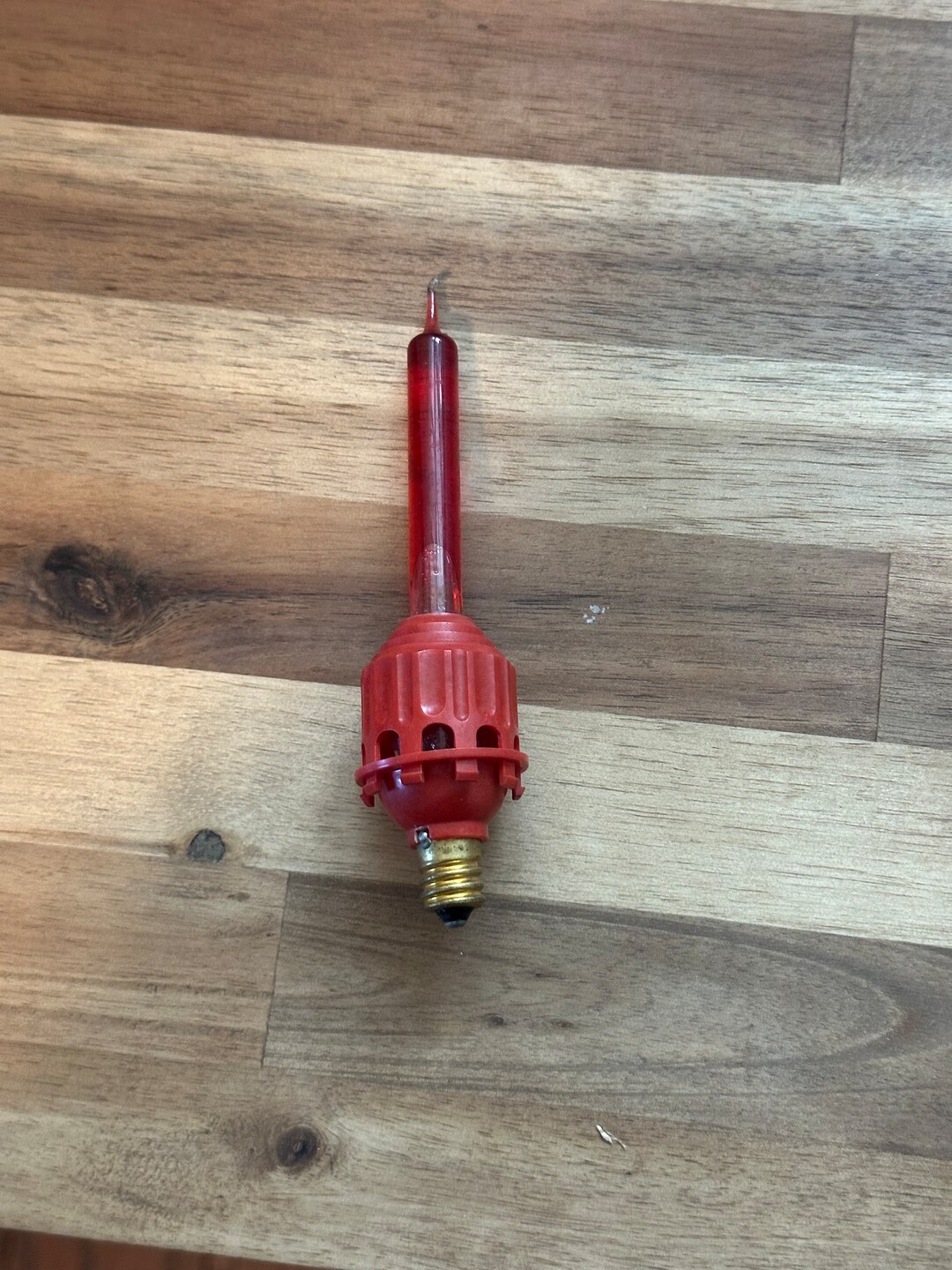 HTF Vintage Paramount C6 Red Light Blue Base Bubble Light | Tested and ...