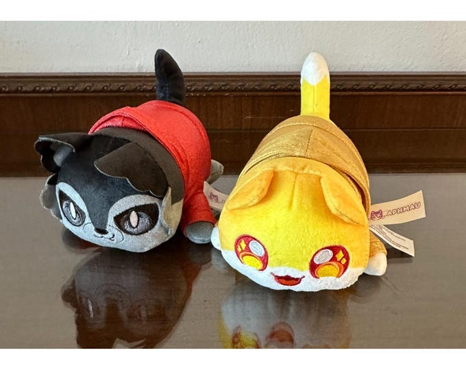 Aphmau Meemeow Plush - 6" Lot - Noi and Aaron Cat - Etsy