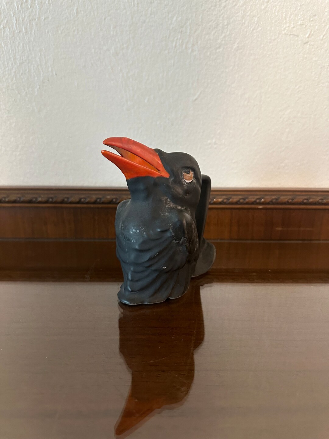 Rare Vintage Royal Bayreuth Bavaria Blackbird Crow Creamer Pitcher - Etsy