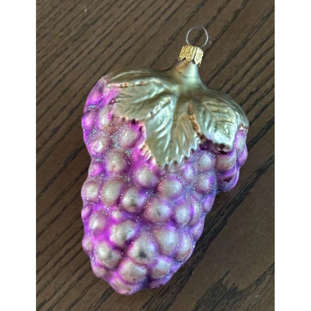 Vintage Christopher Radko Concord Grapes Cluster Christmas Tree ...