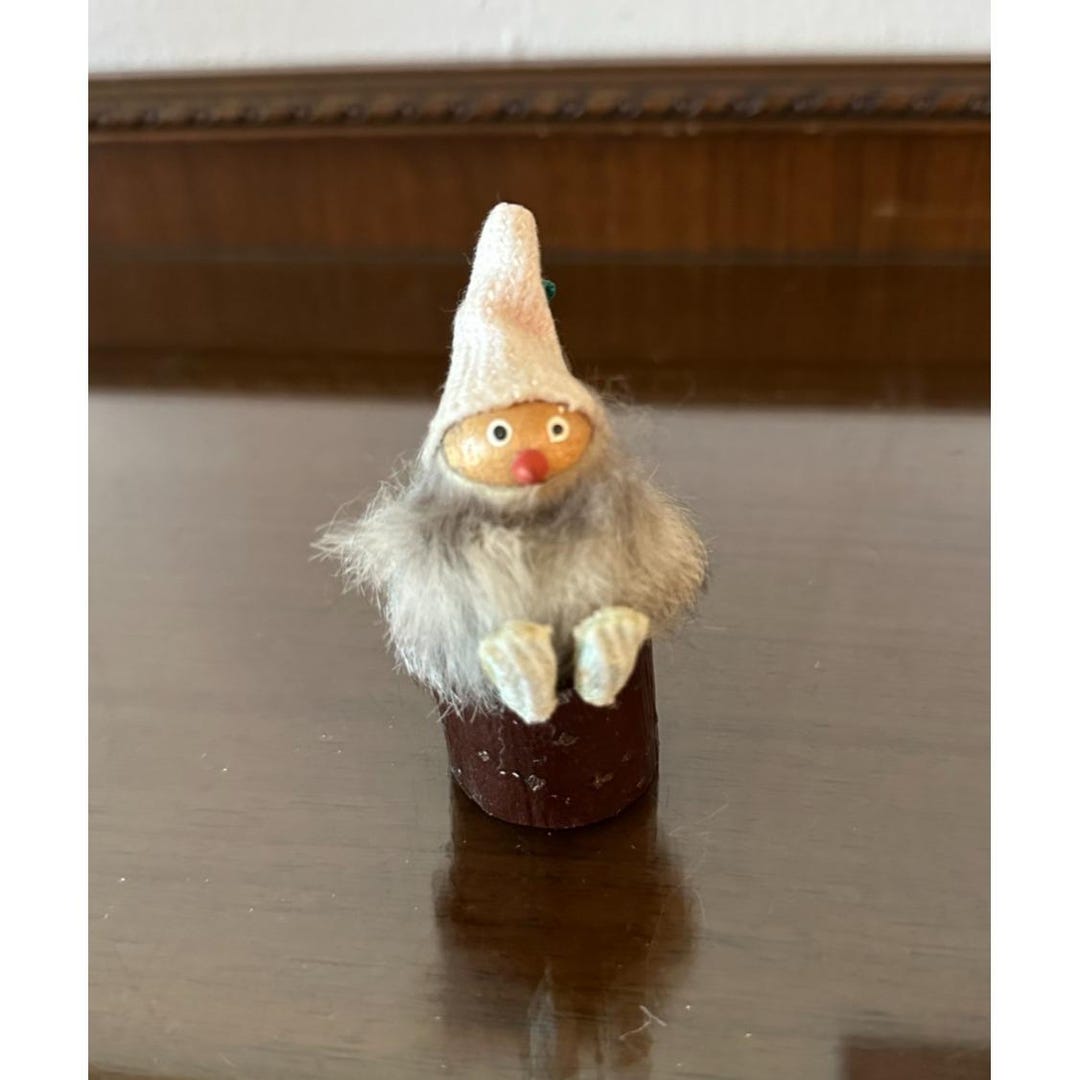 Vintage Latvian 60's Acorn Dwarf Gnome Russian USSR Wooden Doll on ...