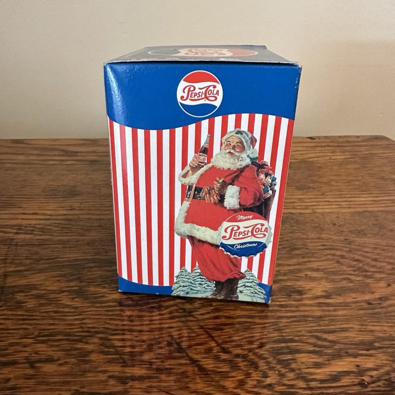 PEPSI-COLA Collectible Ornament Santa in Hot Air Balloon Matrix NOS - Etsy