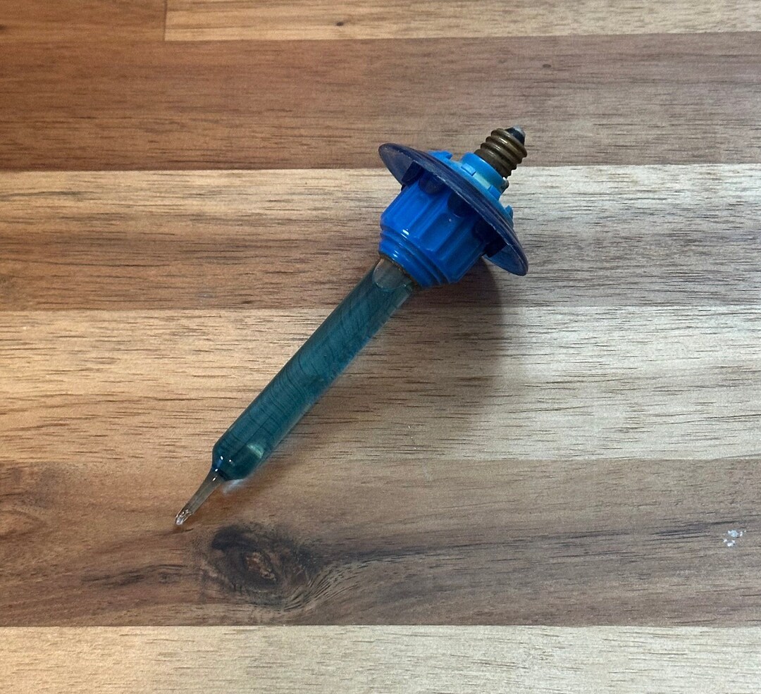 HTF Vintage Paramount C6 Blue Light Blue Base Bubble Light Tested and ...