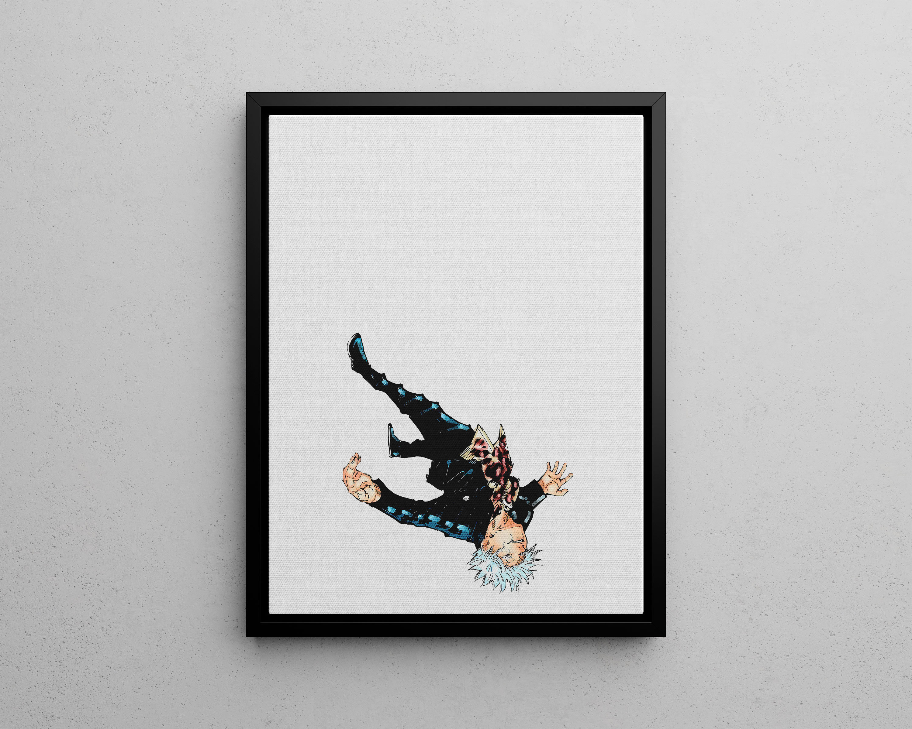 Gojo Canvas Jujutsu Kaisen Iconic Wallpaper Sorcerer Anime Wall Art ...