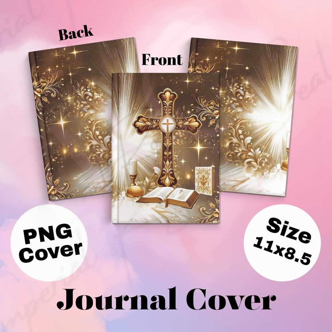 Journal Cover PNG Printable Journal Cover Digital Journal 8.5x11 ...
