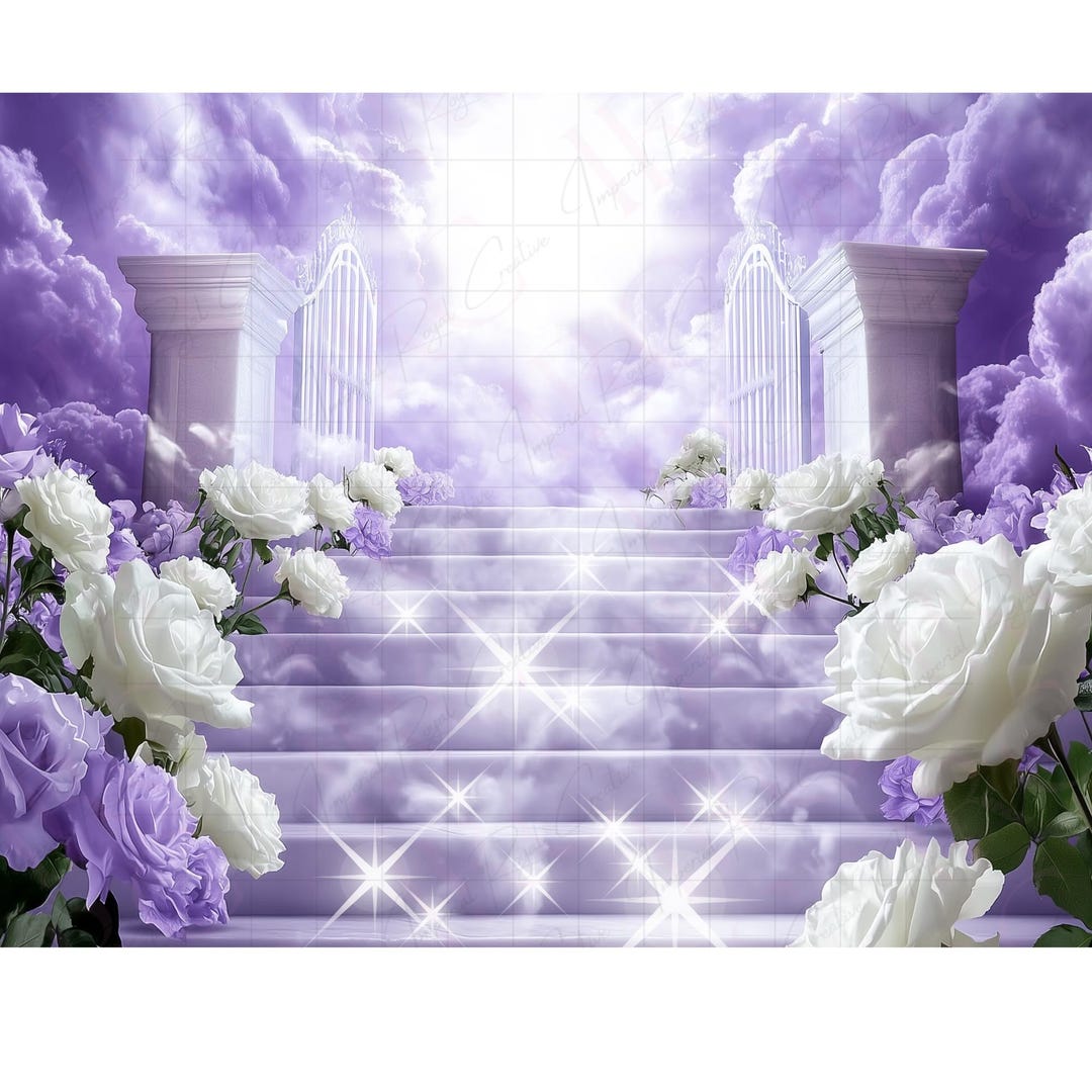 Purple Memorial PNG Heaven Memorial White Roses Funeral Obituary ...