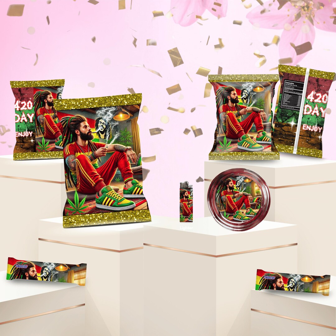 Marijuana Stoner PDF, 420 Chip Bag Treats Stoner Snickers Design ...