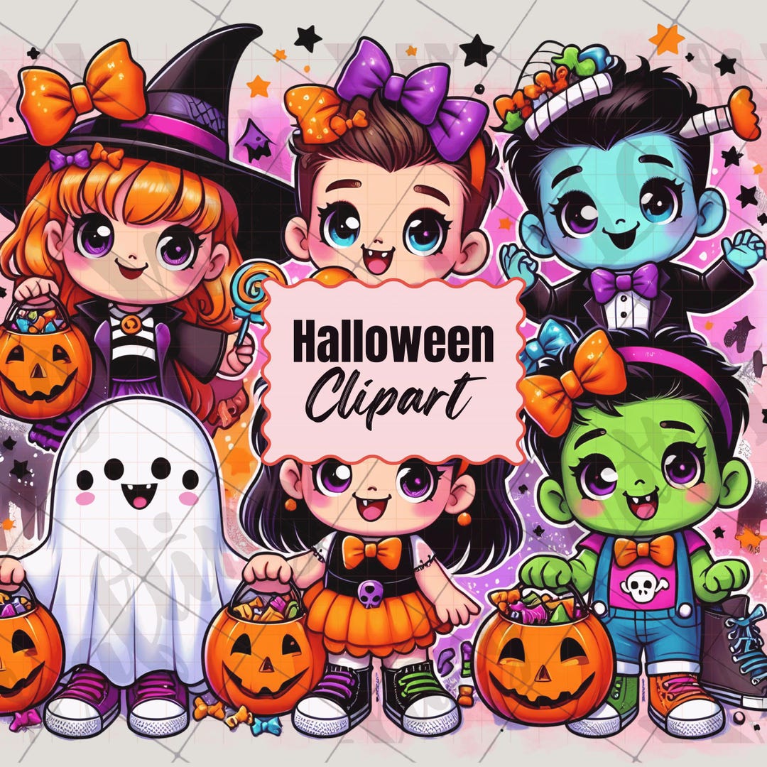 Halloween PNG Spooky Clipart | Haunted House, Pumpkins, Ghosts ...