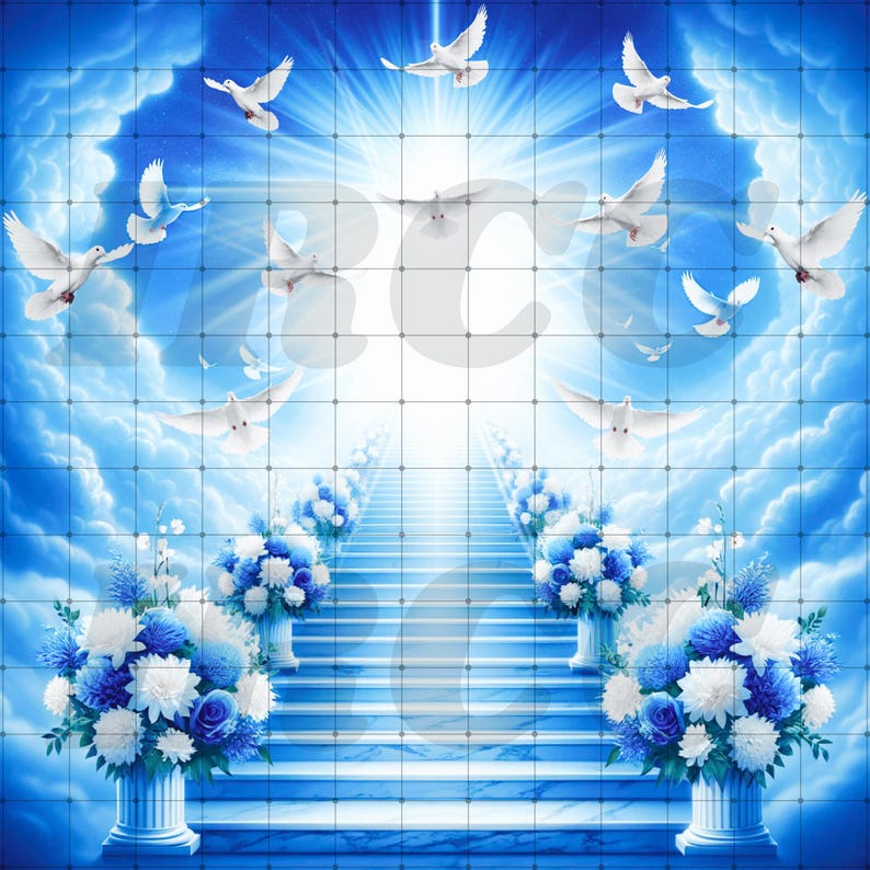 Memorial Funeral PNG Design: Customizable Keepsake Art (digital ...