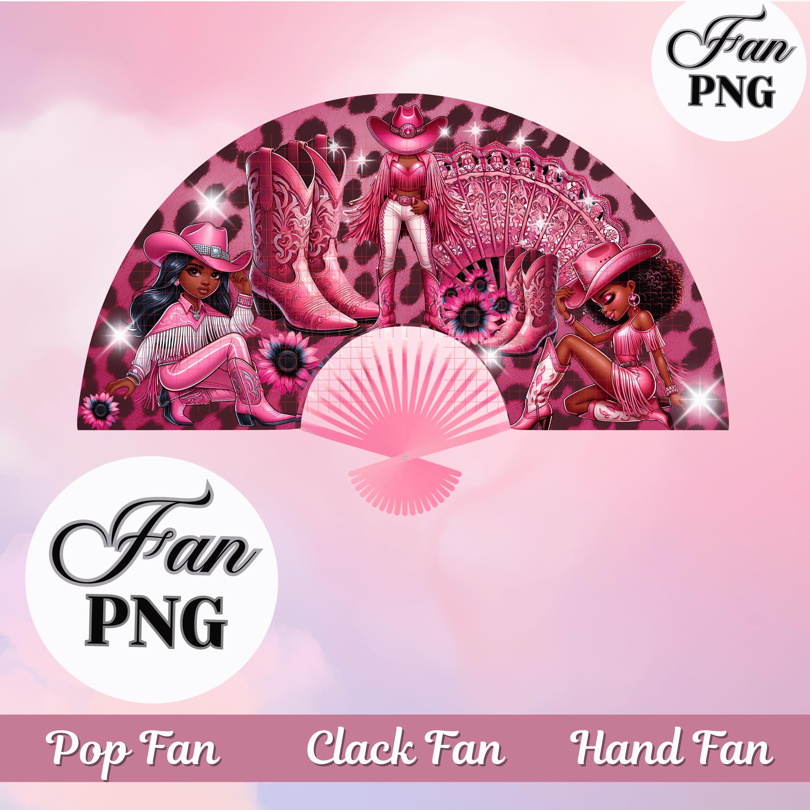 Clack Fan Hand Fan PNG Pop Fan Design Folding Fan Template Cowgirl Art ...