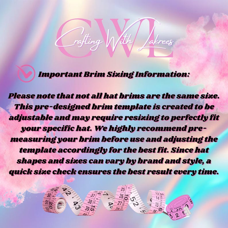 Memorial Hat Brim Template Memorial Red Funeral Keepsake PDF Image ...