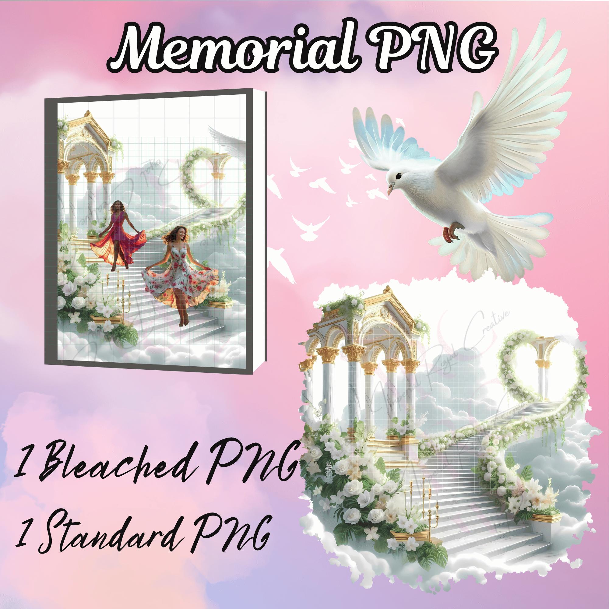 Memorial Service PNG Template: Customizable Funeral Design (digital ...