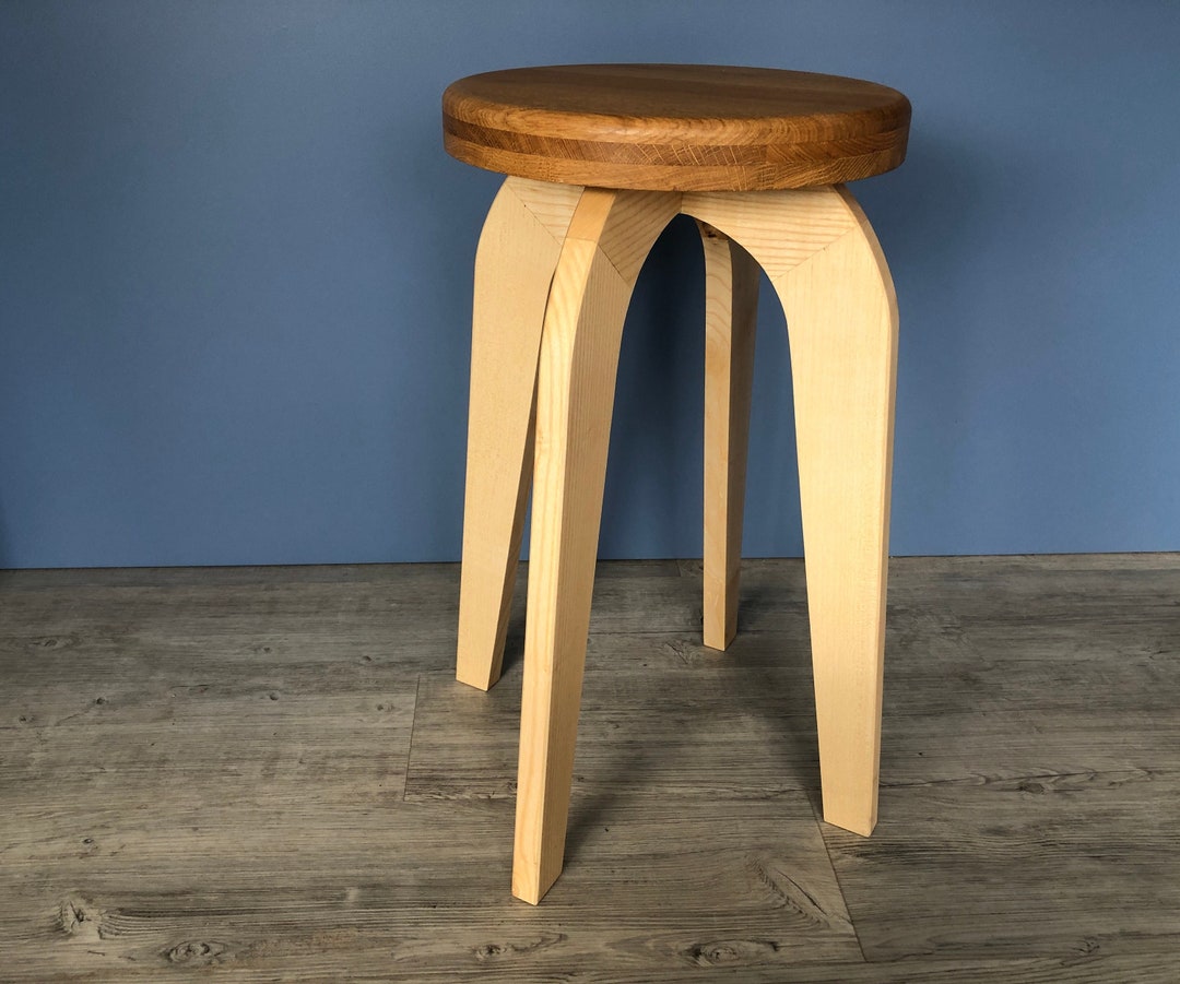 Solid Wood, Sturdy, Traditionally Made Bar Stool - Etsy