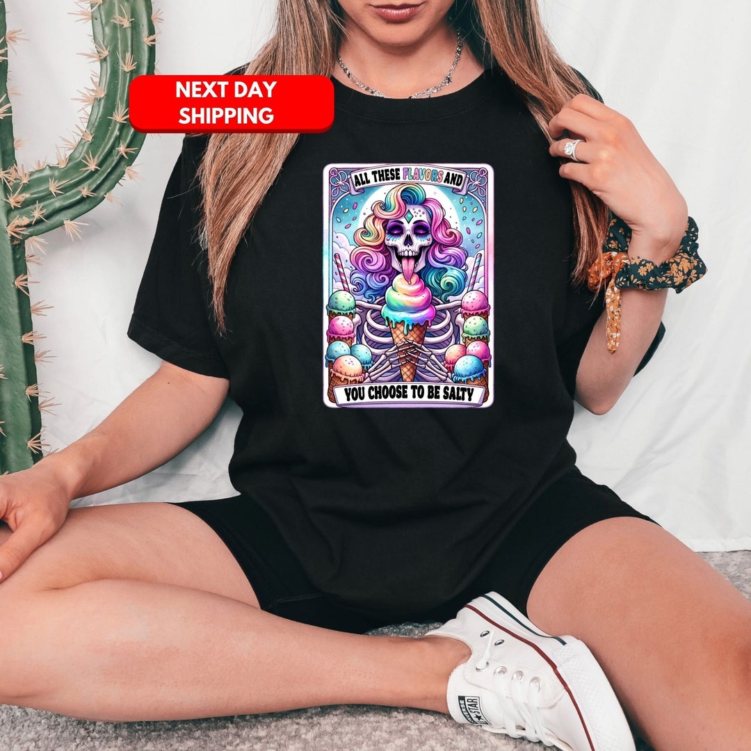 All These Flavors and You Choose to Be Salty Shirt, Halloween Tee ...