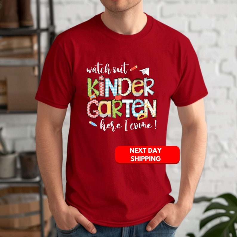 Watch Out Kindergarten Here I Come Shirt, Shirt for New Student ...