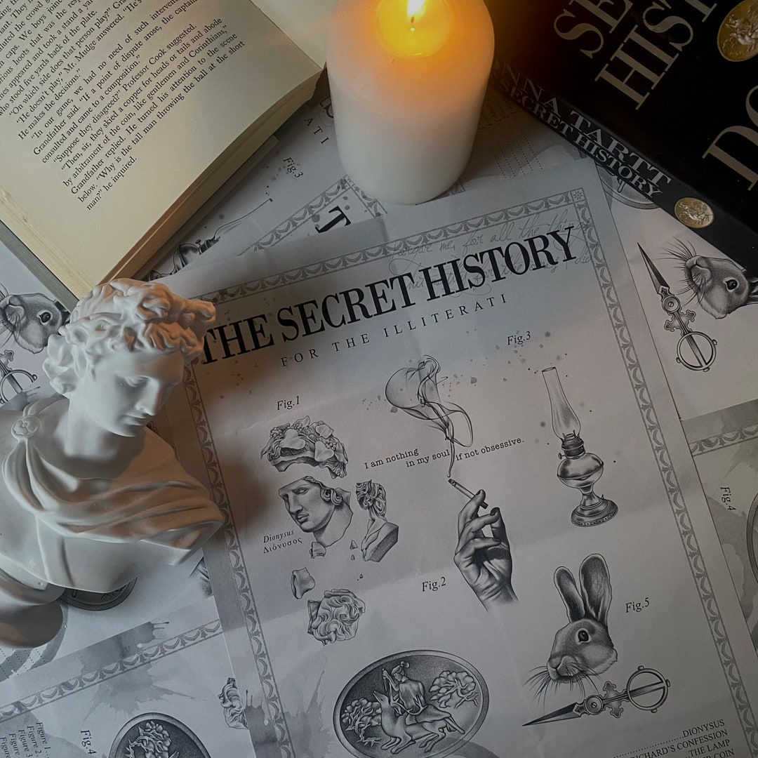 The Secret History Print - Etsy