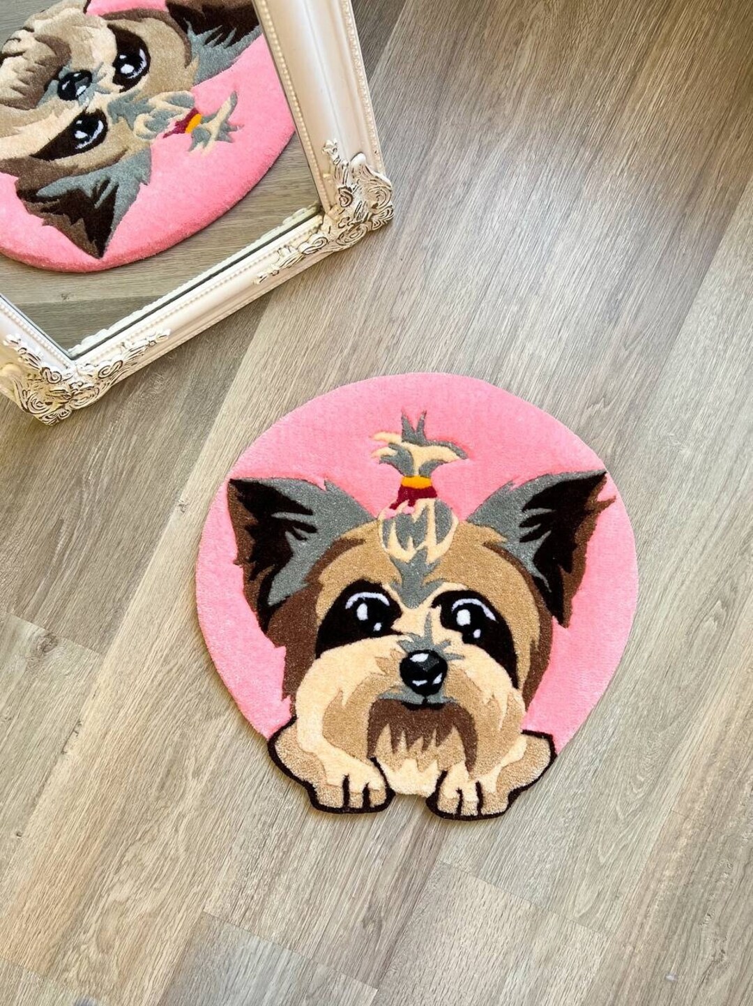 Cute Dog Rug, Custom Pet Rug, Custom Dog Cat Portrait Rug, Cute Pet Rug ...