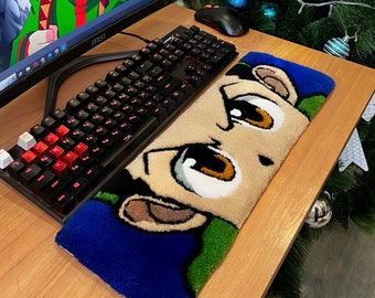 Anime Keyboard Tufted Rug / Handmade Fluffy Keyboard Rug - Etsy