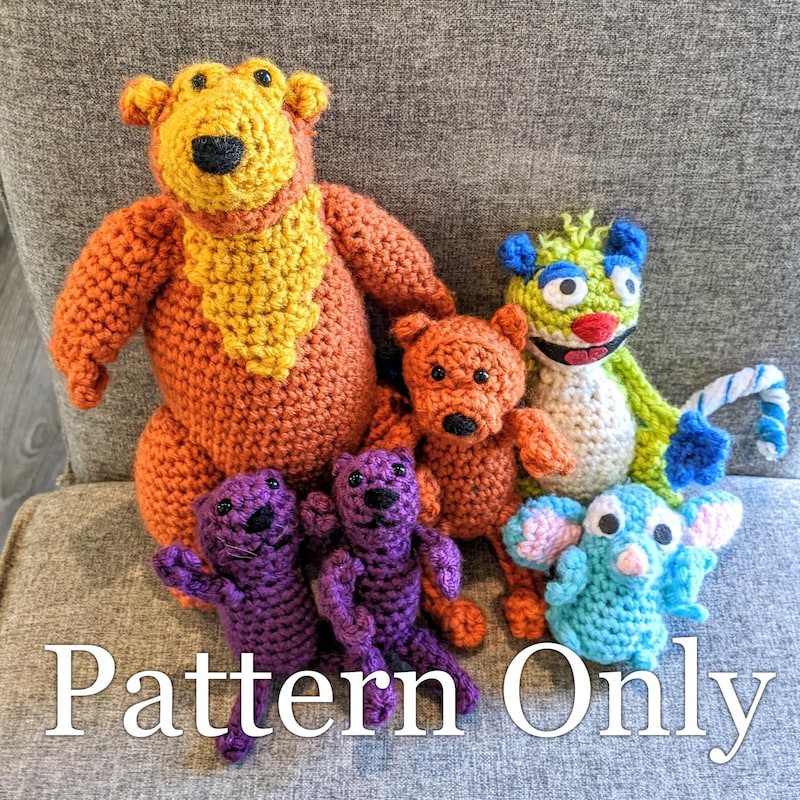 Character Bear Patterns - Etsy UK