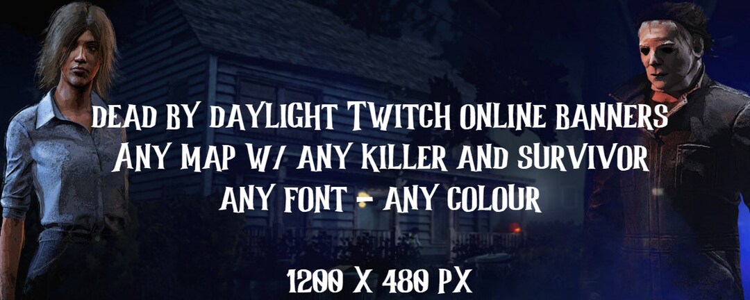 Dead by Daylight, Twitch Online Banners, Twitch, Streaming, Banners ...