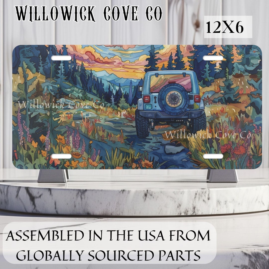 Offroad Lover License Plate for Outdoor Lover License Plate for Nature ...