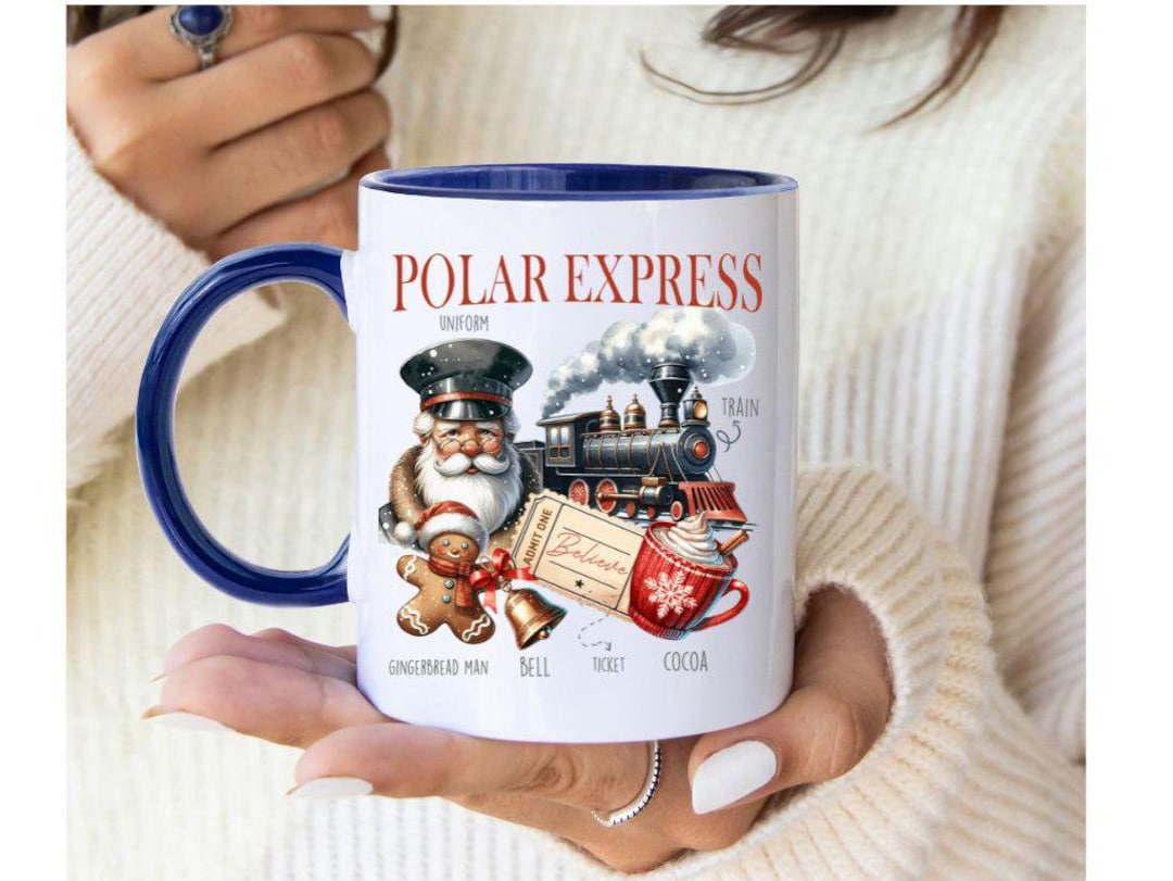 Magical Polar Express Mug Christmas Train Adventure Mug to the North ...