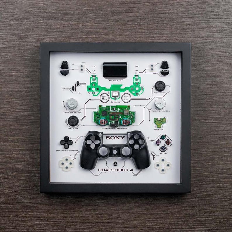 Sony PS4 Dualshock 4 Teardown Digital Template - Etsy