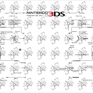 Nintendo 3DS Teardown Digital Template - Etsy